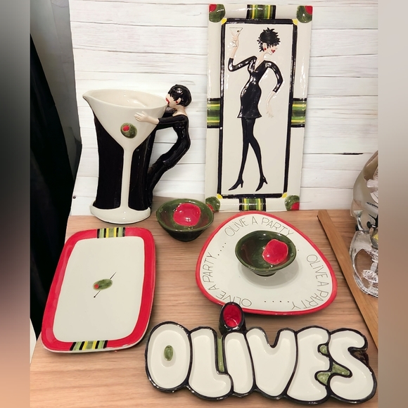 Fitz and Floyd | Dining | Fitz And Floyd Cocktail Party 7pc Set | Poshmark